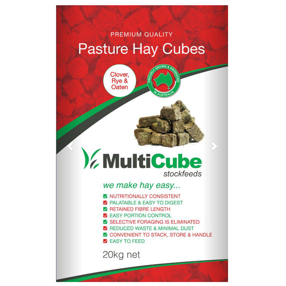 Multicube Pasture Hay Cubes 20kg – Pet Horse & Farm