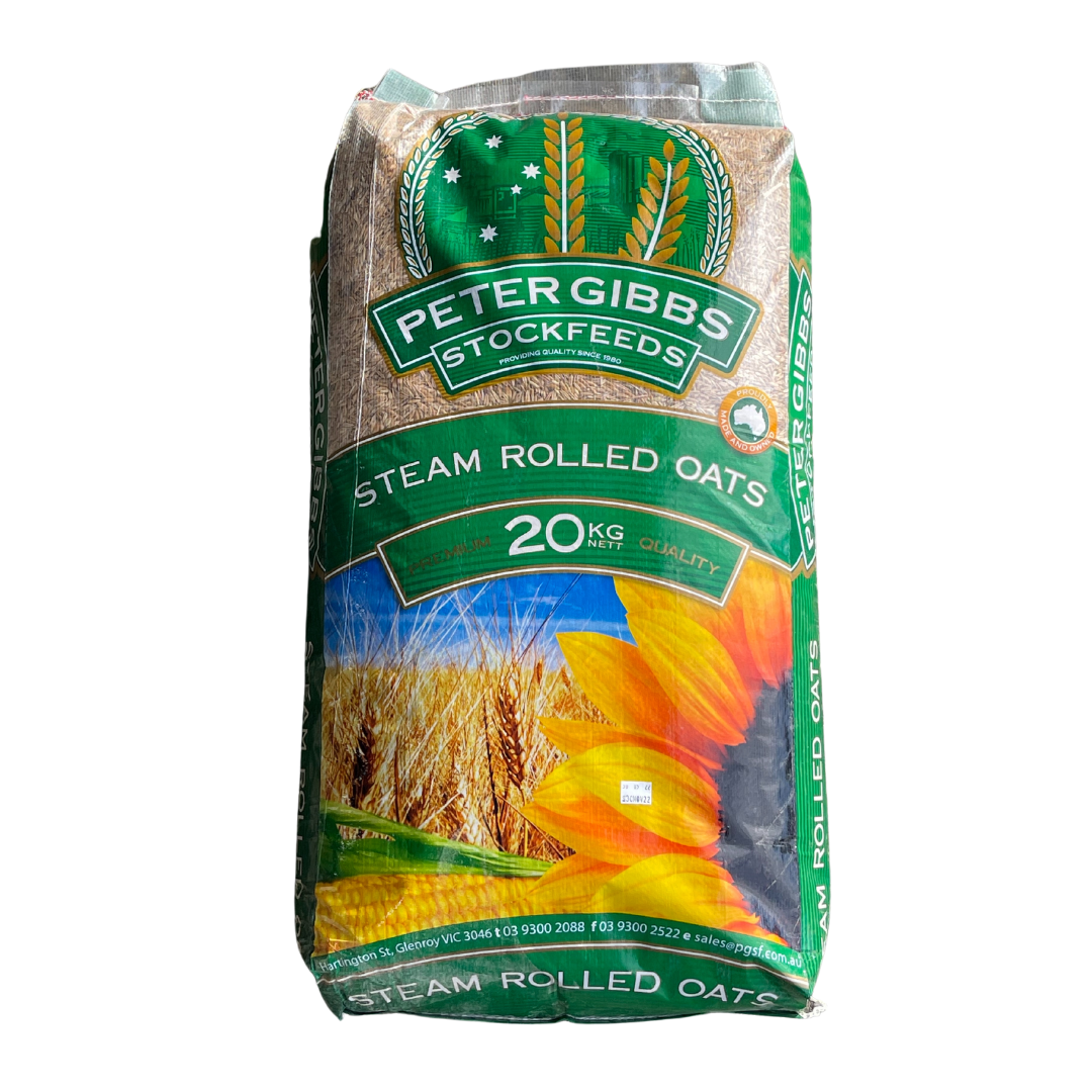 Peter Gibbs Steamed & Rolled Oats 20kg – Pet Horse & Farm